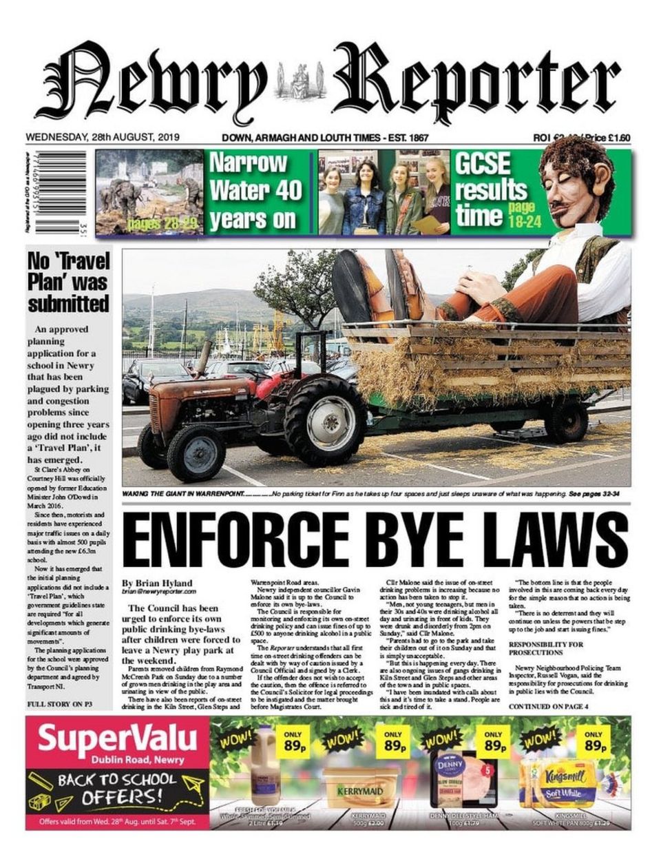 NI weekly paper review: Orange Order claims and a hopscotch protest ...