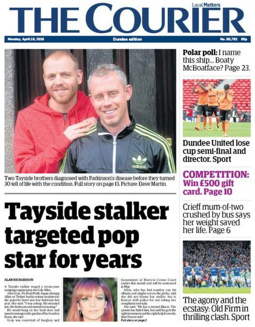 Campaign pledges and Lily Allen's Scottish stalker - BBC News