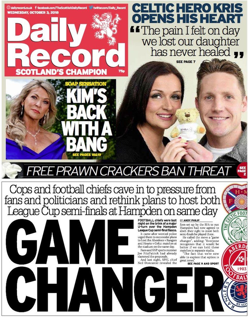 The papers: Football chiefs under fire - BBC News