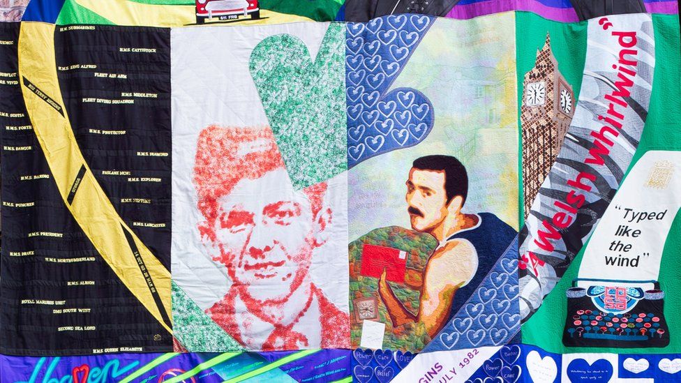 Quilt celebrating Terrence Higgins displayed for first time in ...