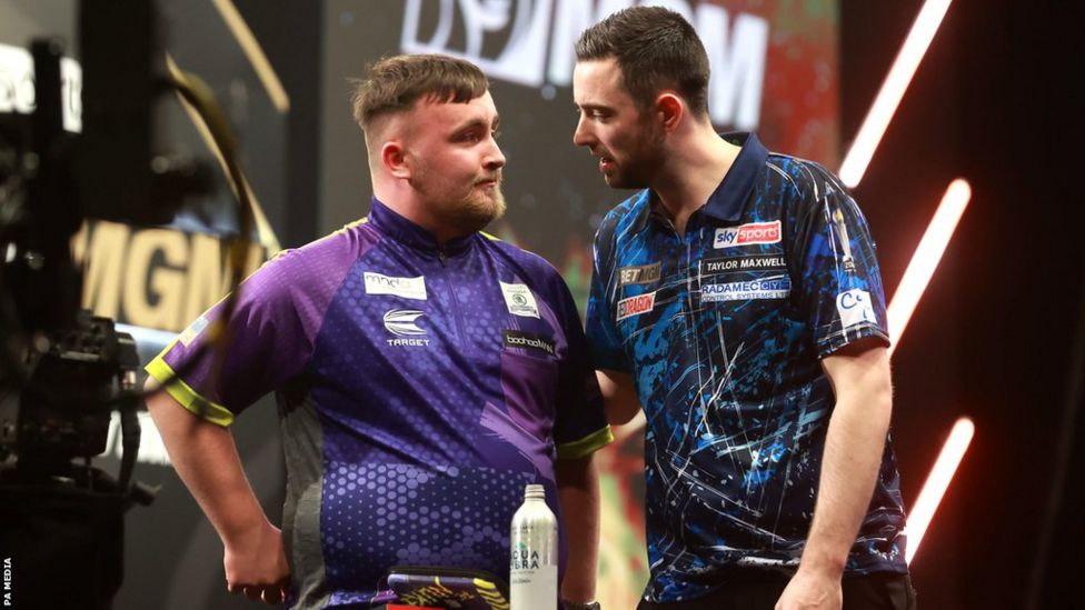 Luke Littler beats Nathan Aspinall to win Premier League Darts night nine in Belfast - BBC Sport