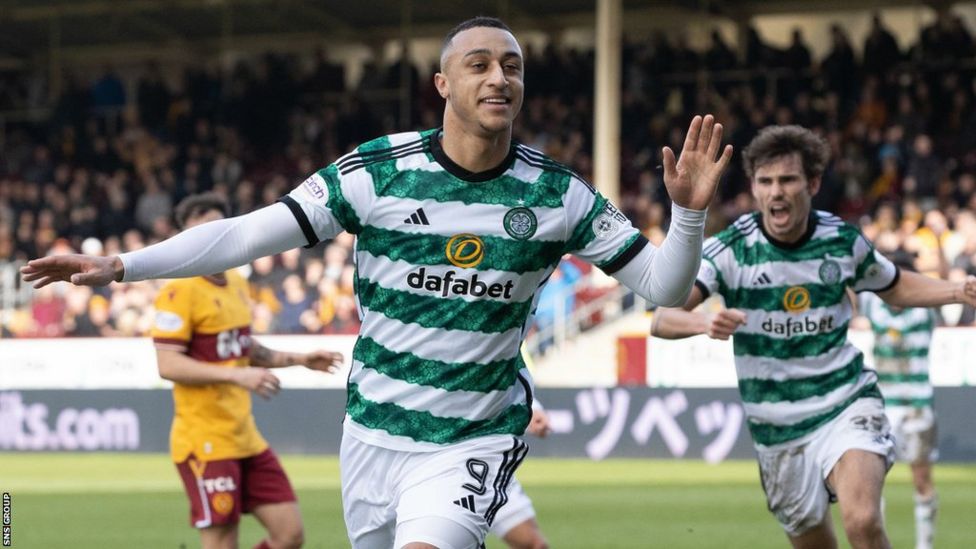 Motherwell 1-3 Celtic: Champions leave it late for Fir Park victory - BBC Sport