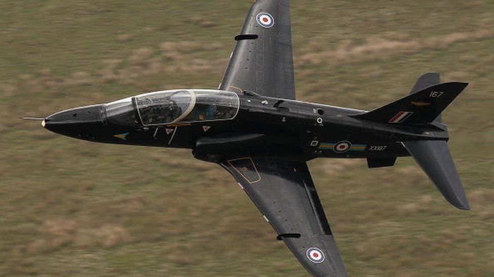'Obsessed' Anglesey man 'shone light' at RAF Valley jets - BBC News