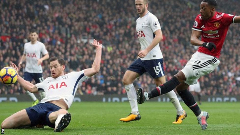 Manchester United 1-0 Tottenham Hotspur - BBC Sport