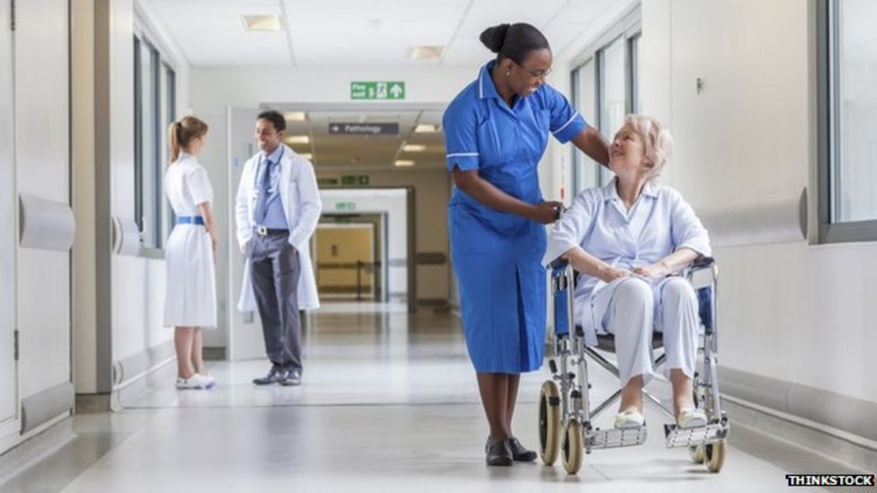 Demand soars across the NHS in England - BBC News