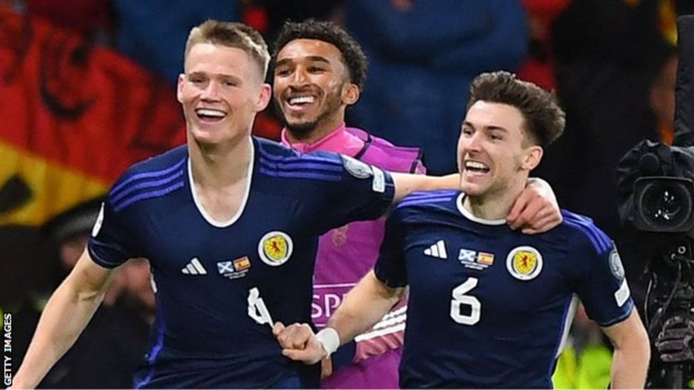 Scotland 2-0 Spain: Steve Clarke's side earn consecutive Euro 2024 ...