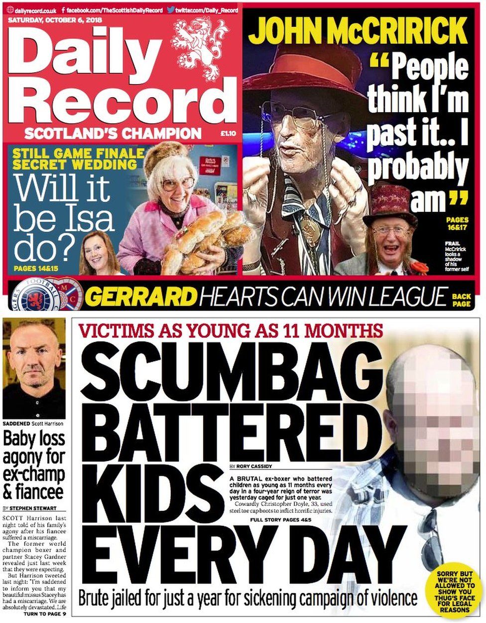 The papers: Legal first in Scottish courts - BBC News