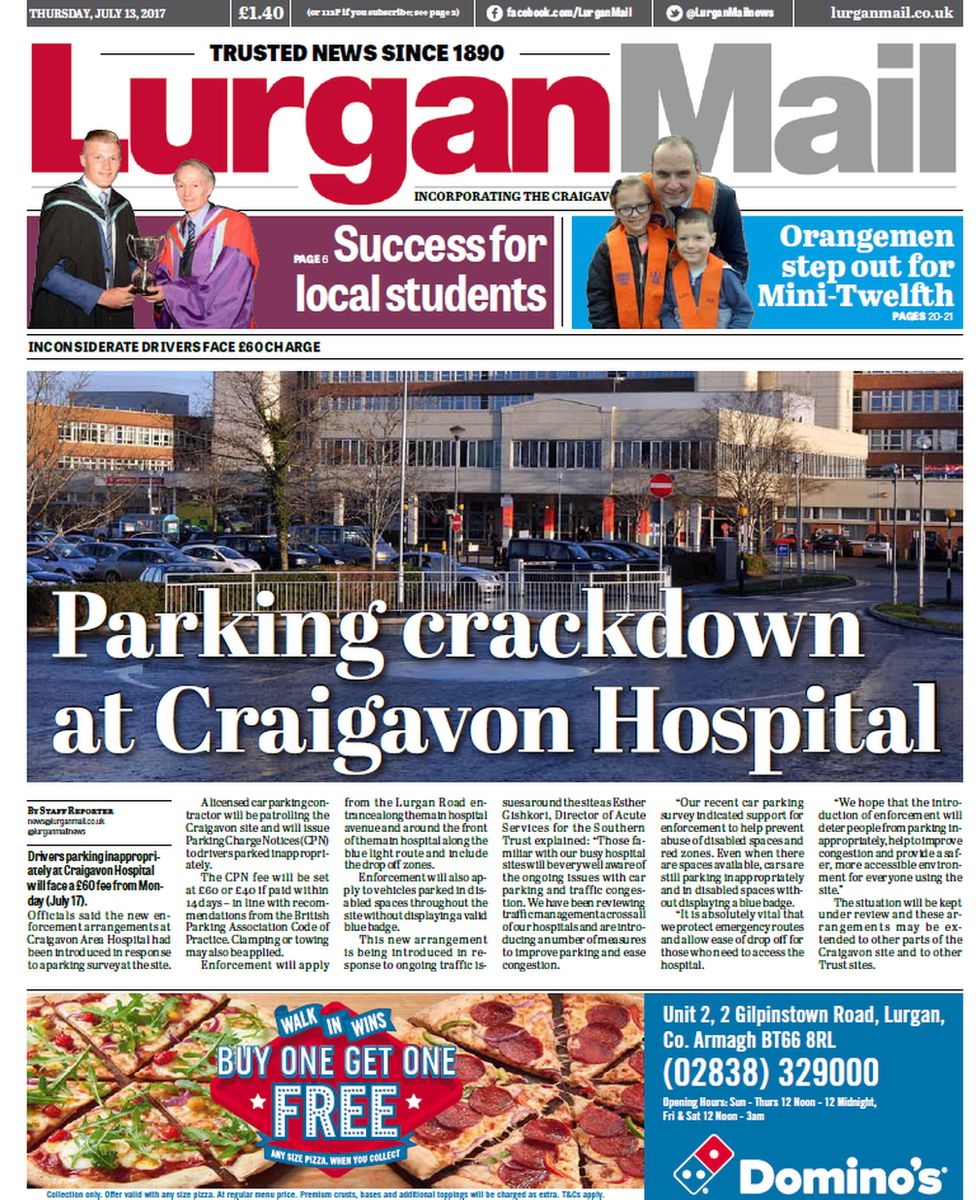 Weekly newspaper review: Wayne Rooney and 'Ireland's oldest draper ...