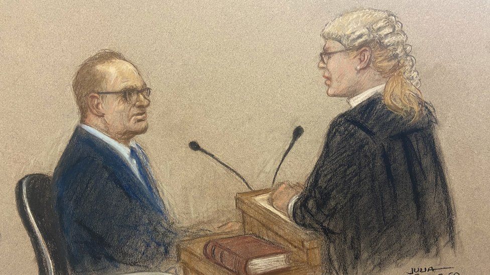 Sir Elton John gives evidence in Kevin Spacey trial - BBC News