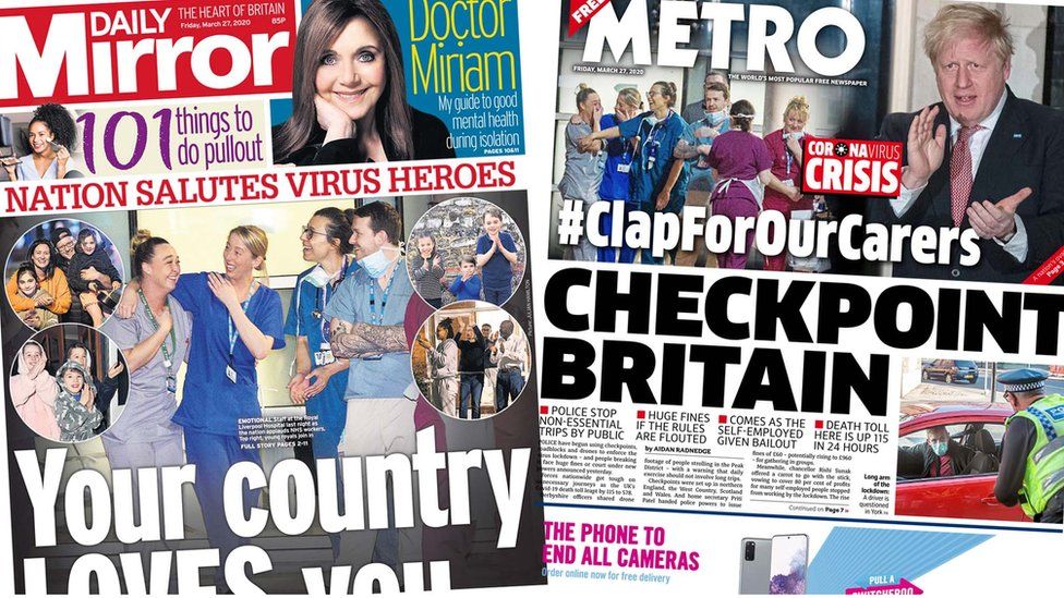 Coronavirus briefing: NHS staff saluted and US virus cases overtake ...