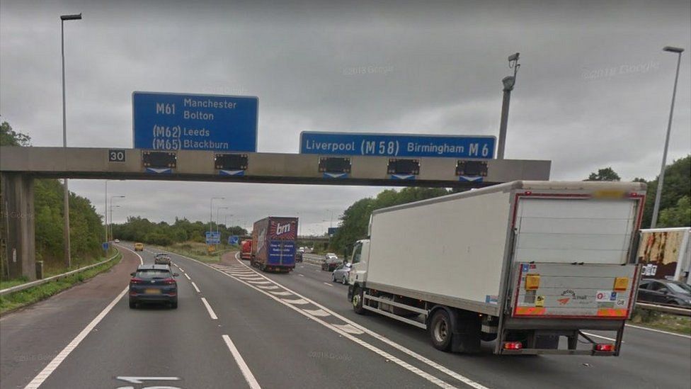 Lancaster: Tribute to M61 motorway death crash girl, 12, - BBC News