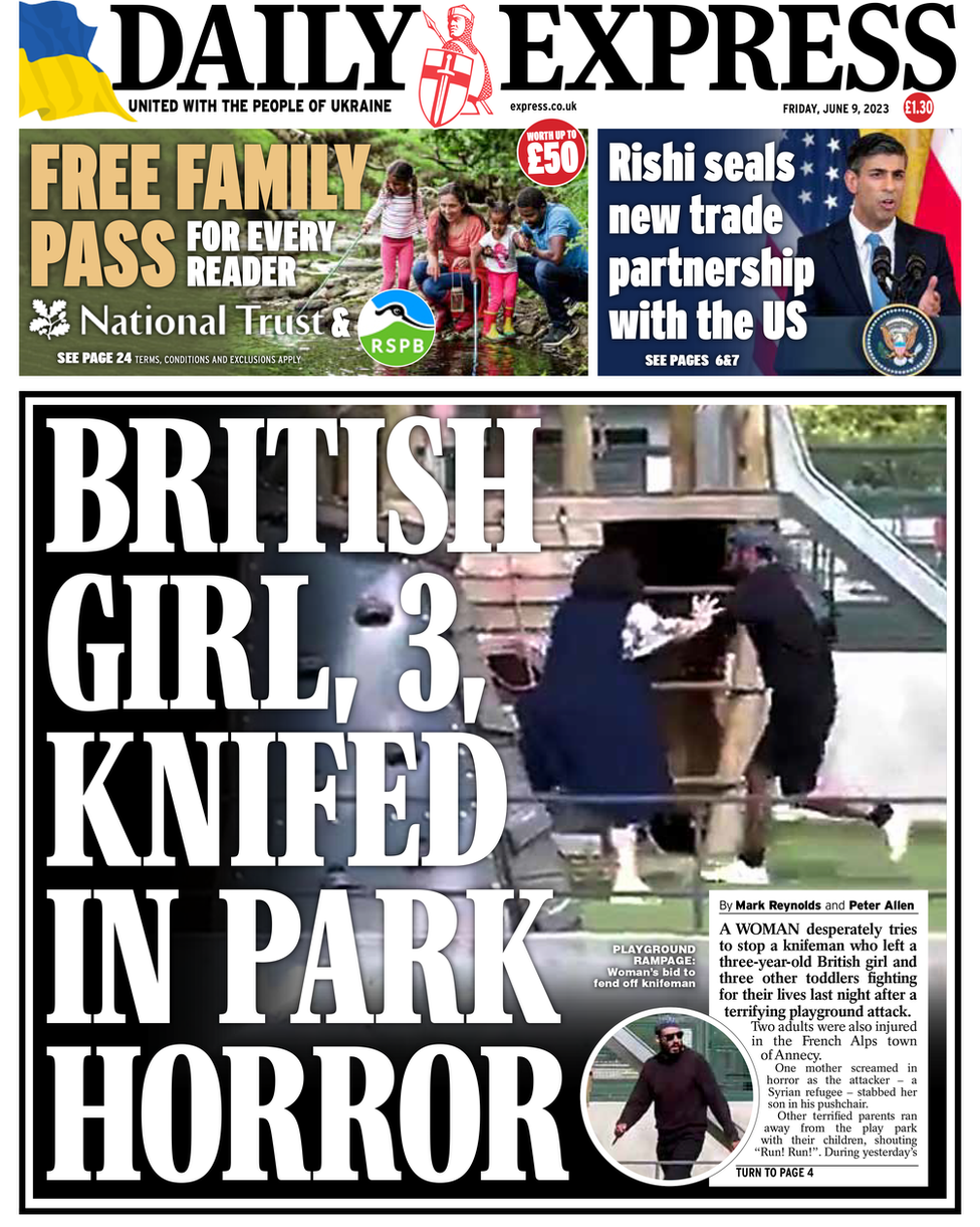 'Horror at the playground' as British girl stabbed - BBC News