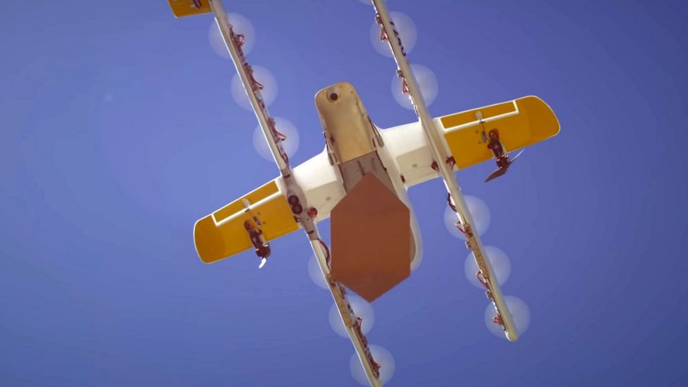 Google Wing drones approved for US home deliveries - BBC News