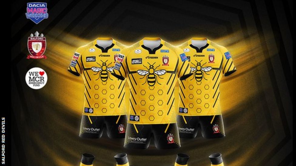 Salford Red Devils reveal We Love Manchester charity jersey for Magic ...