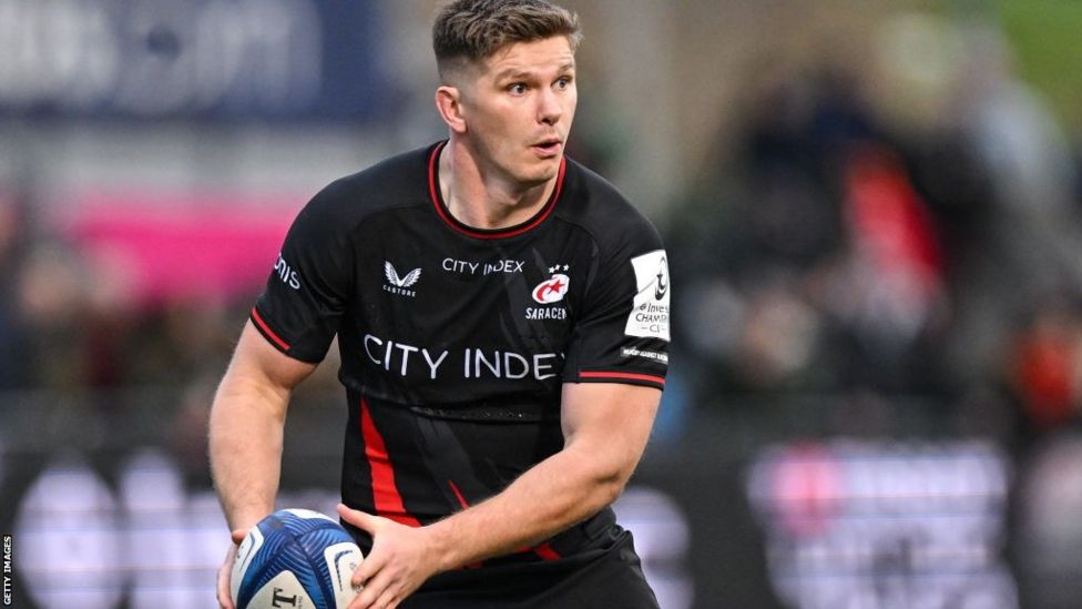 Owen Farrell: Racing 92 deny agreement with Saracens' fly-half - BBC Sport