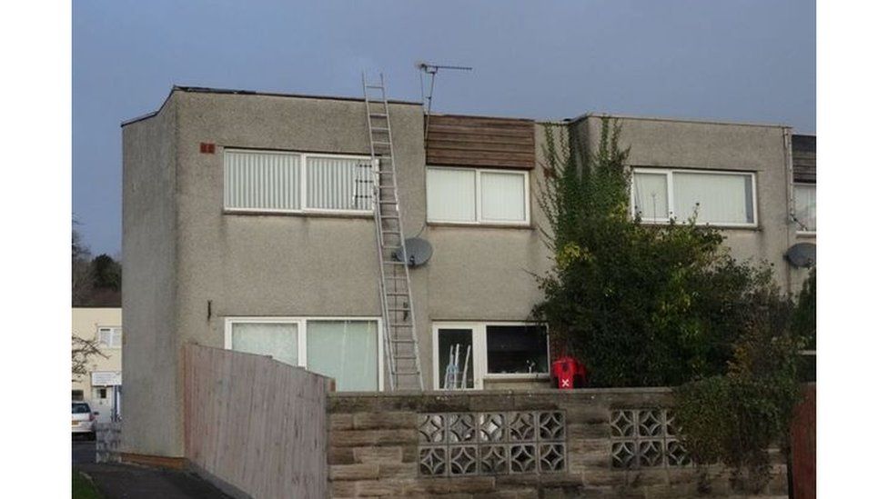 Storm Eleanor: Teulu'n dianc ar ôl colli to eu cartref - BBC Cymru Fyw