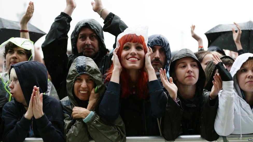 Metronomy hope the Queen liked their set - BBC News