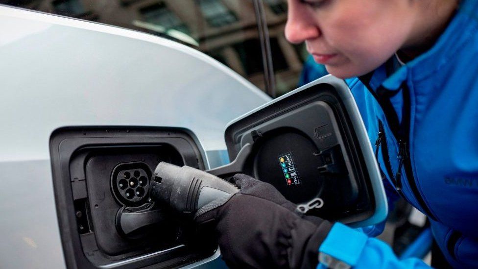 London Uber drivers to charge electric car fee - BBC News