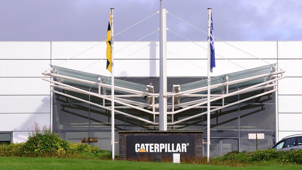 Caterpillar: Up to 700 jobs to go at Larne plant - BBC News