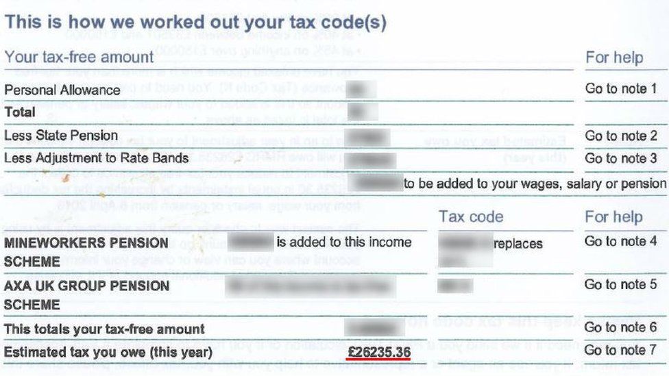 Former miners wrongly told they owe thousands in tax - BBC News