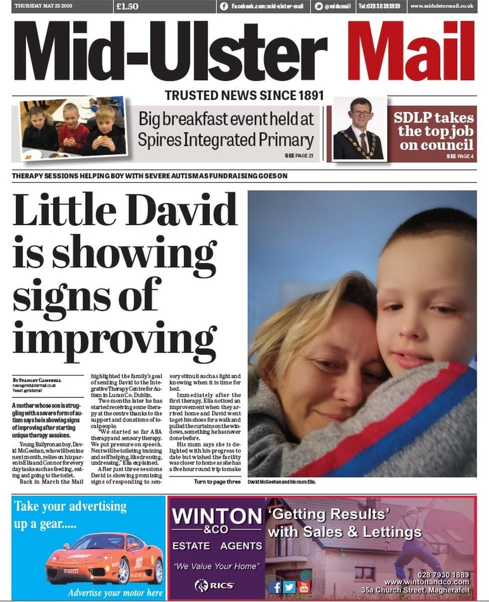 NI weekly papers: A councillor's big day and noisy pigs - BBC News