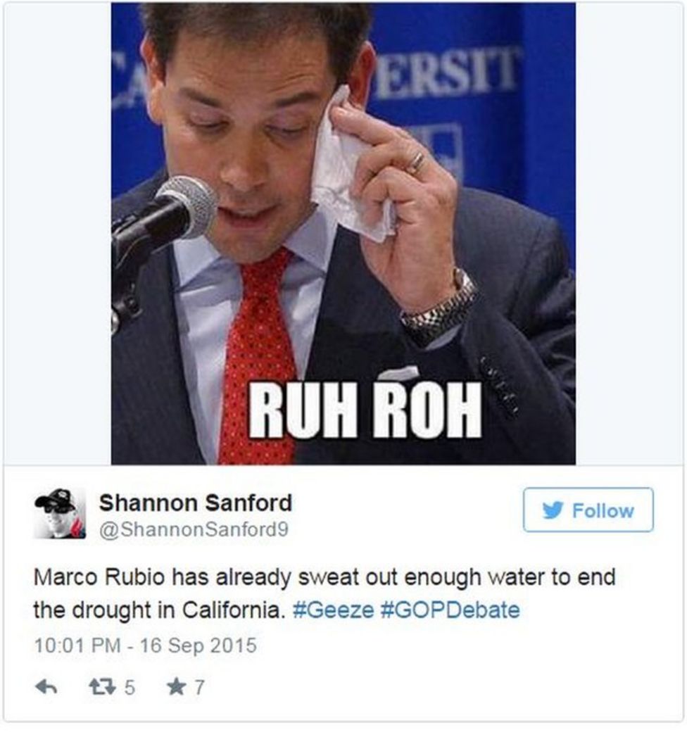 Braggadocious: The Republican debate as told on Twitter - BBC News