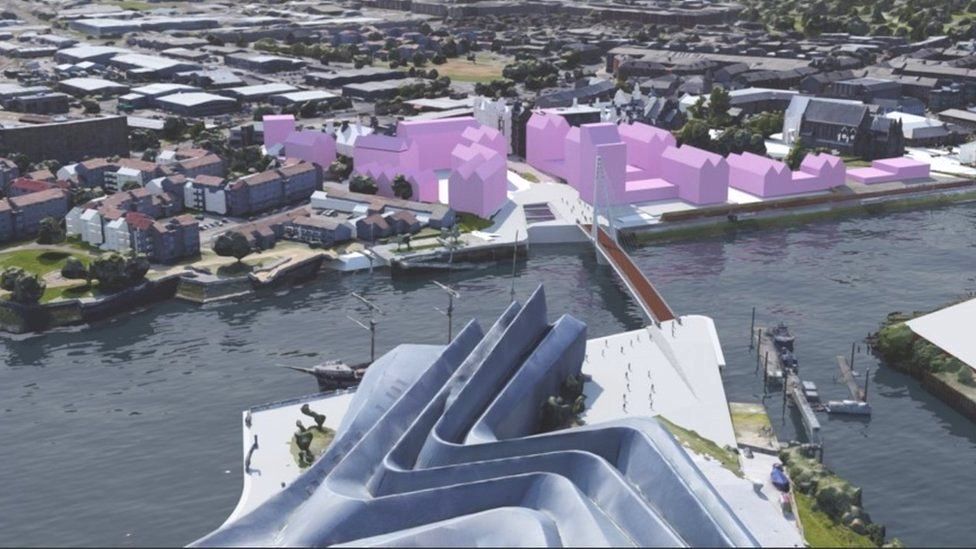 New bridge connecting Govan-Partick sails into Glasgow - BBC News