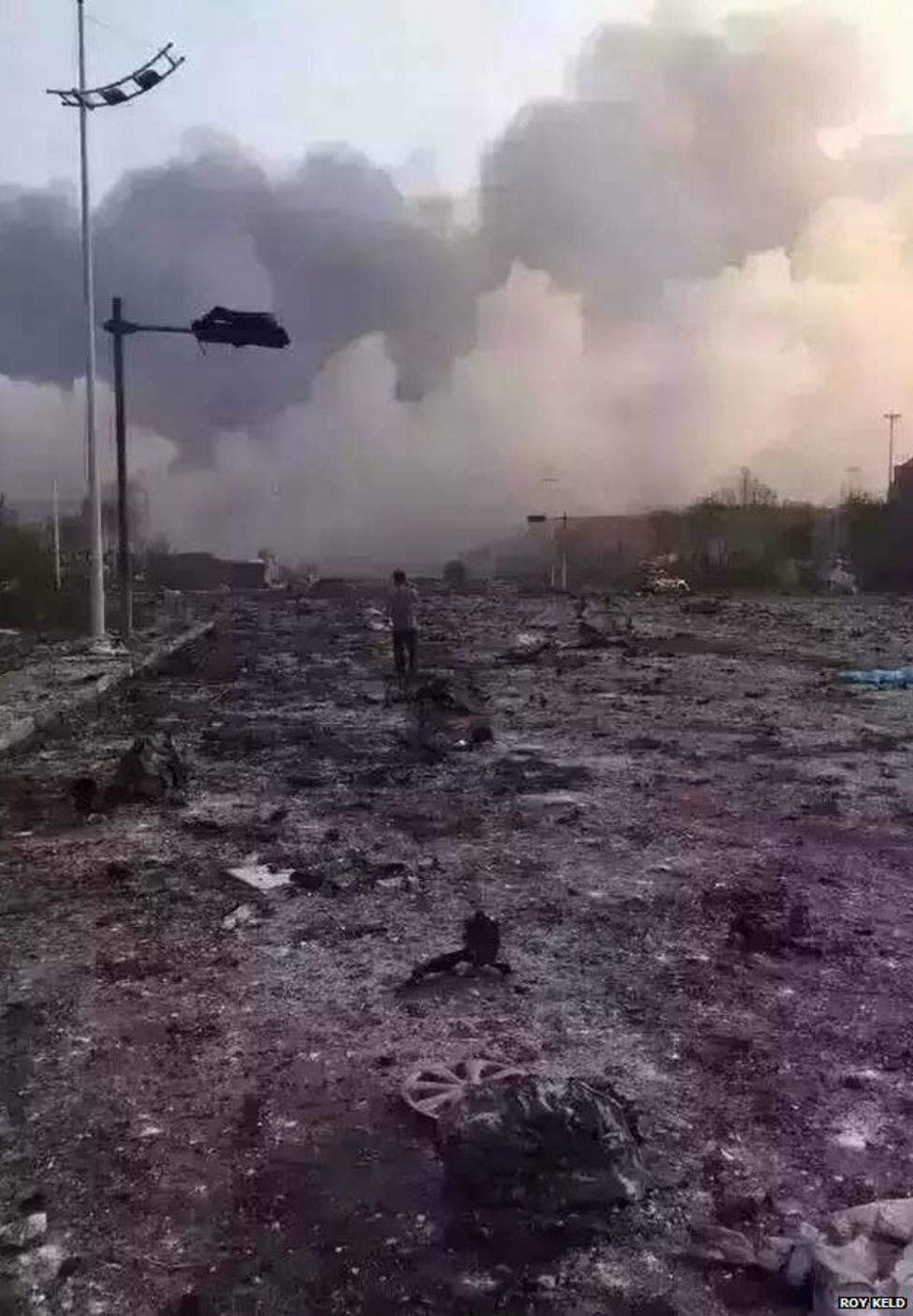 Sedgefield man Roy Keld tells of Tianjin blasts chaos - BBC News