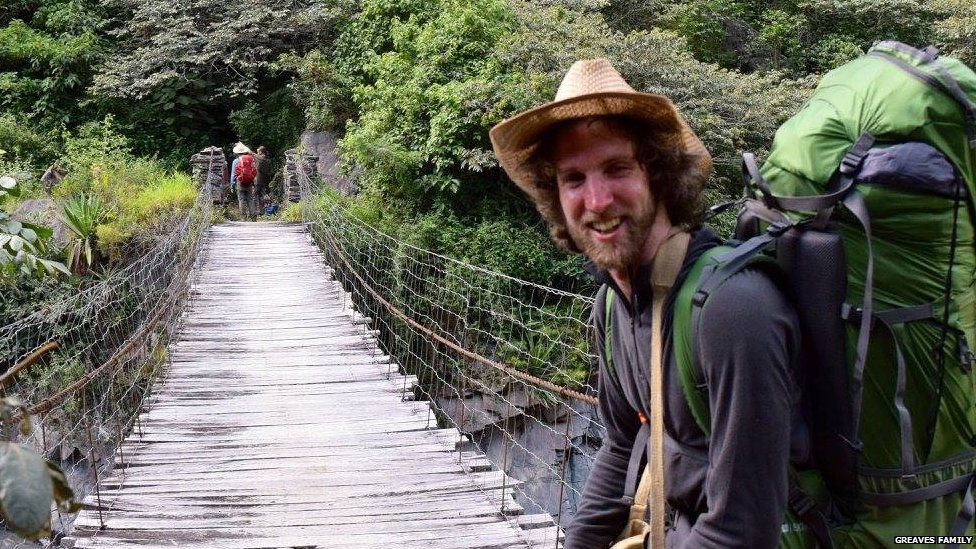 Sister of missing Briton Harry Greaves: I'm so worried for him - BBC News