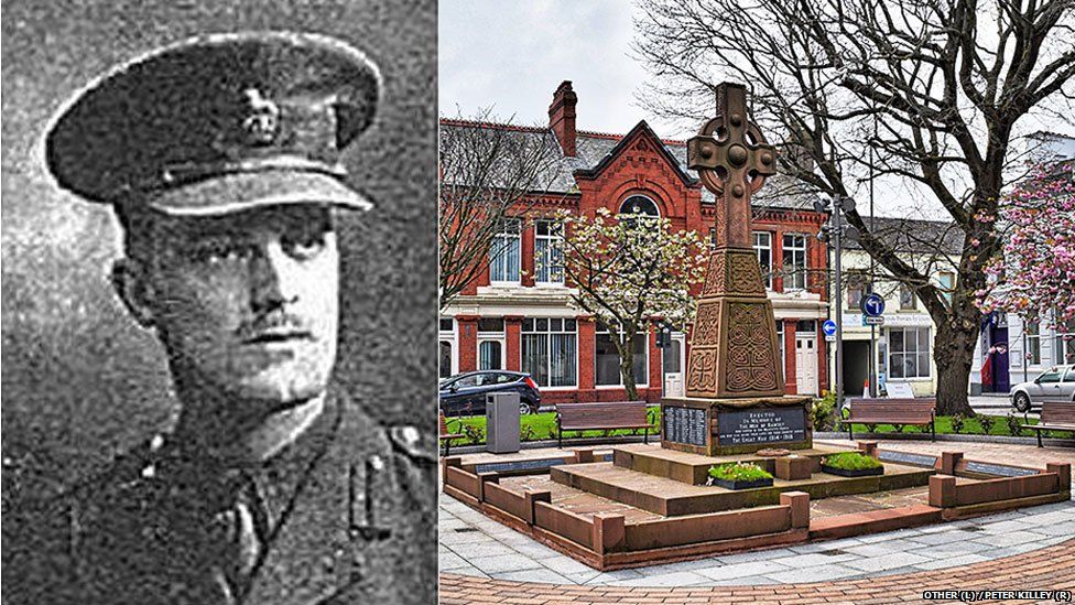 WW1: Merseyside war hero remembered 100 years after death - BBC News