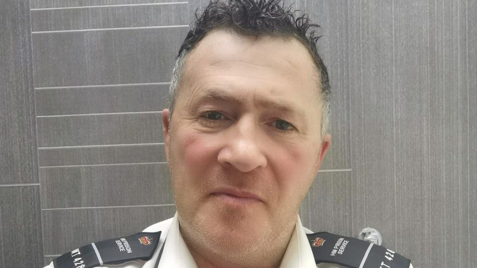 Man inspired by TV drama to become officer at HMP Whatton - BBC News