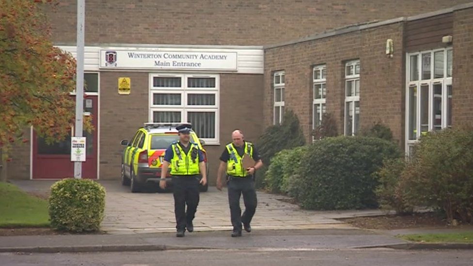 Winterton school stabbing victim 'recovering well' - BBC News