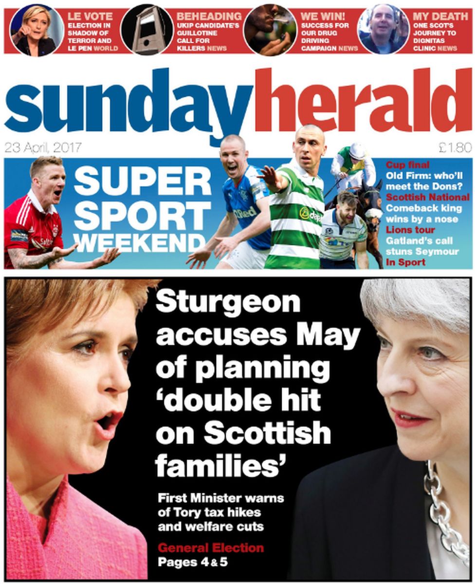 Scotland's papers: Tory 'shock' poll and Lockerbie appeal - BBC News