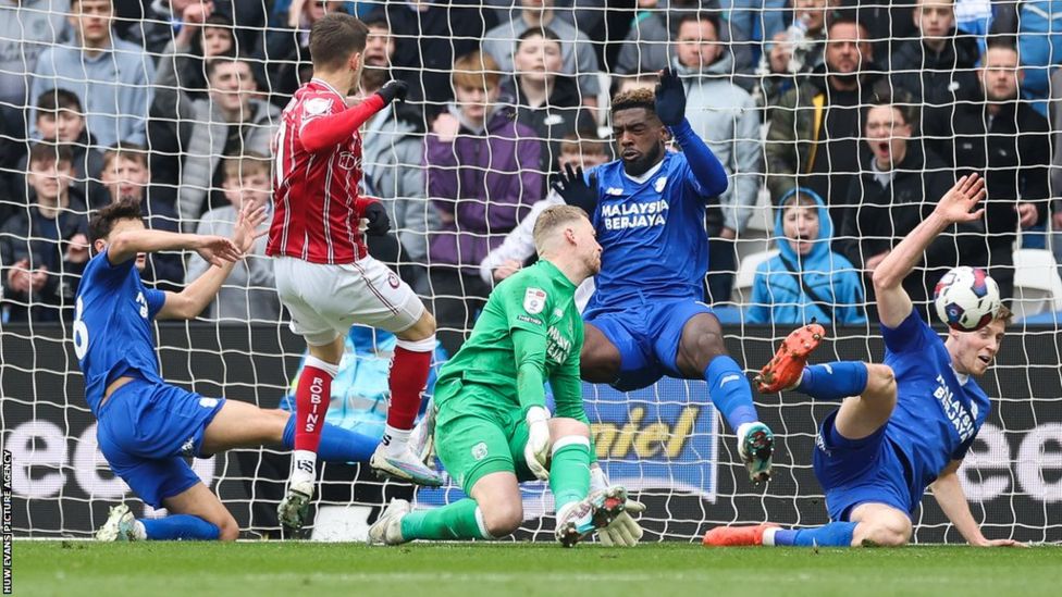 Cardiff City 2-0 Bristol City: Bluebirds beat Robins to ease relegation ...