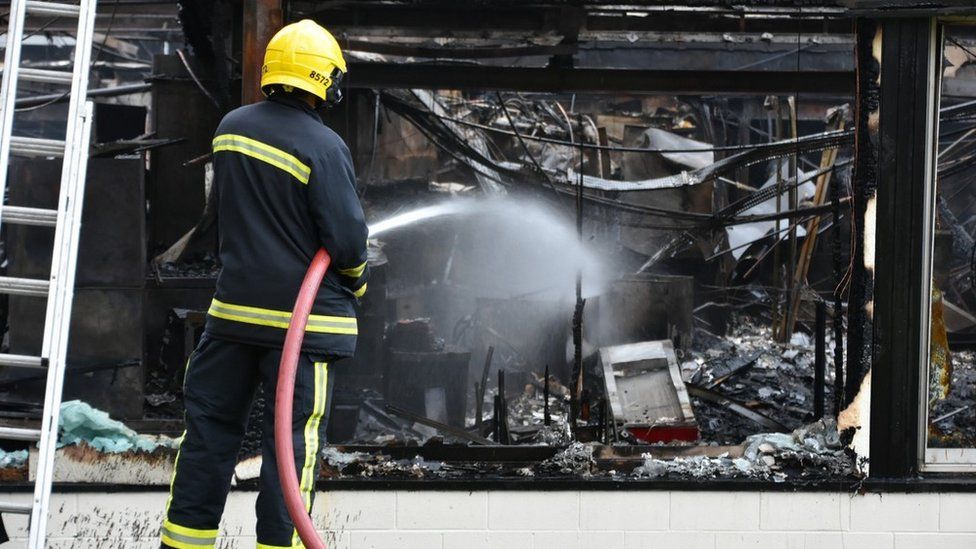Fleet M3 service station fire: Customer says damage was preventable ...