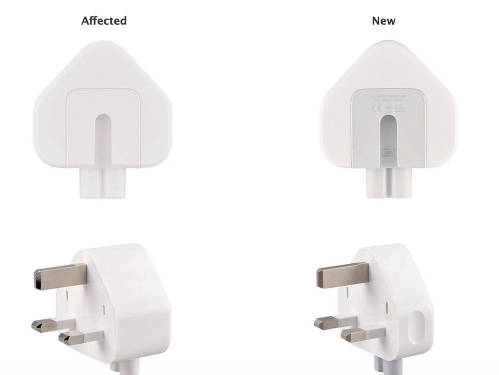 Apple recalls plugs in UK, Hong Kong and Singapore - BBC News
