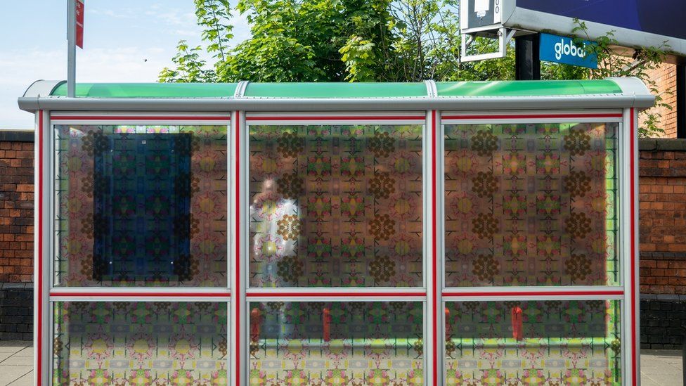 Birmingham stained-glass bus stops celebrate city's diversity - BBC News