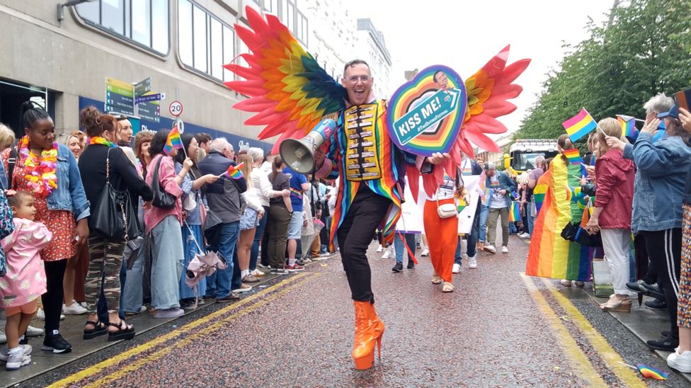 In pictures: Belfast pride parade 2024 - BBC News
