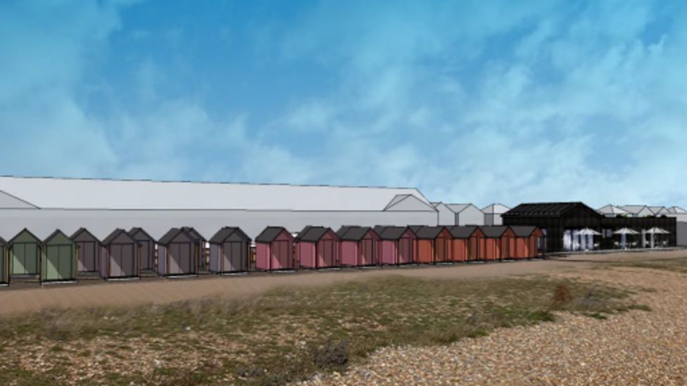 Kent: New beach huts and visitor centre given go-ahead - BBC News