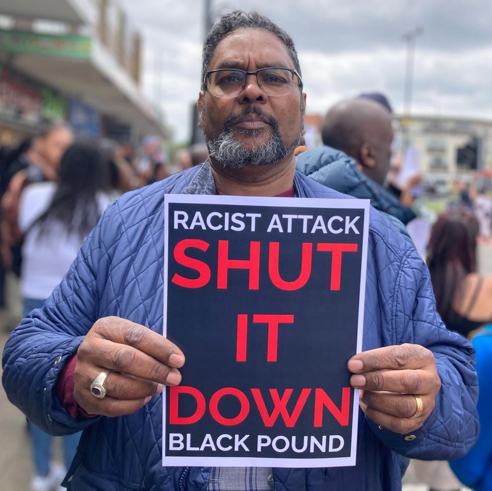 More than 100 protest after alleged racist attack in Birmingham - BBC News