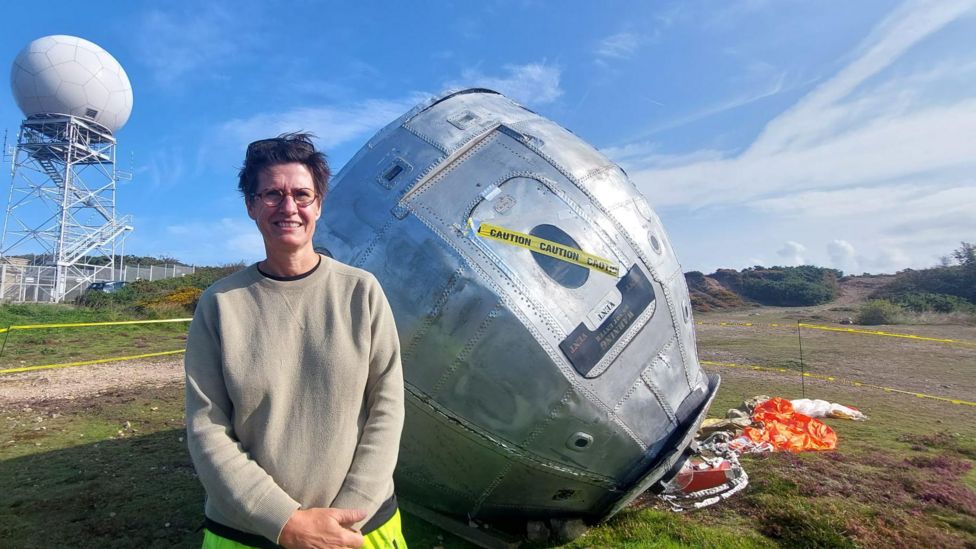 Mystery of spaceship-like object that appeared overnight revealed - BBC ...