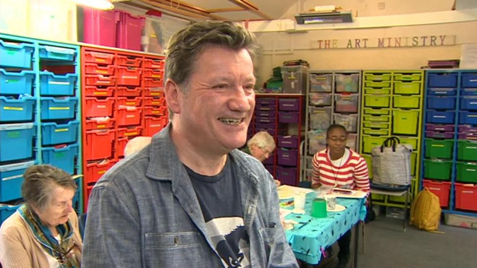 Comic Relief: The charity helping people 'escape' through art - BBC News