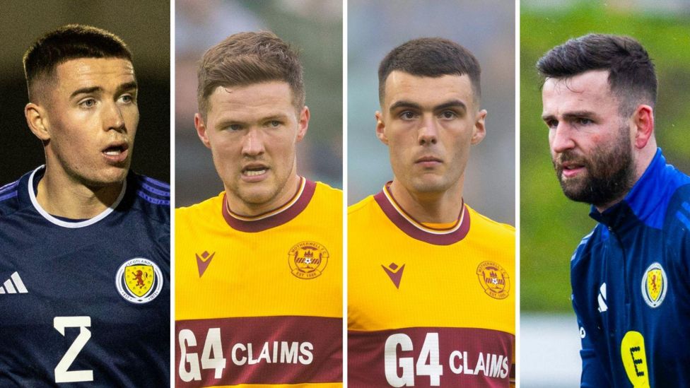 The Motherwell players past & present dreaming of Euros spots - BBC Sport