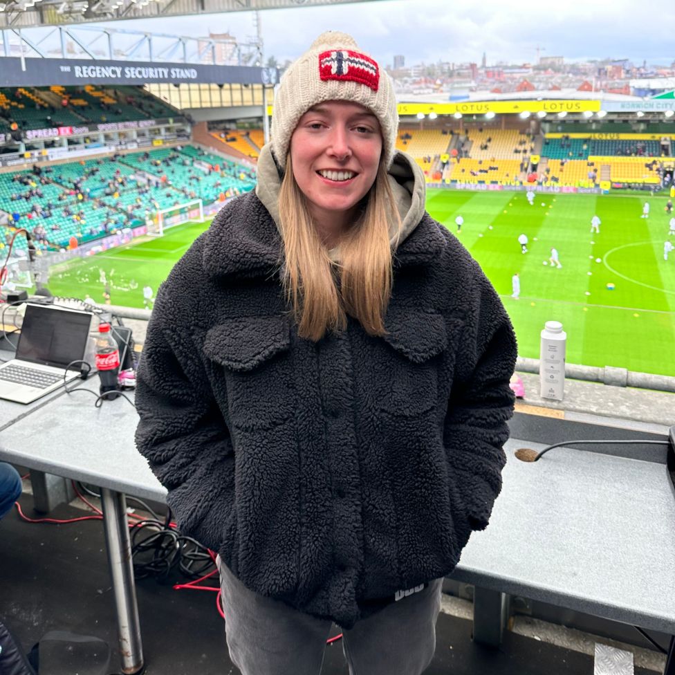 Norwich City: Flo Allen joins the BBC Norfolk team for commentary - BBC ...