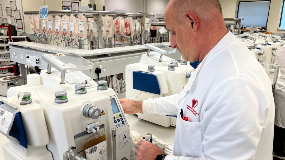 Dad who could bleed to death at any time saved by blood donations - BBC ...