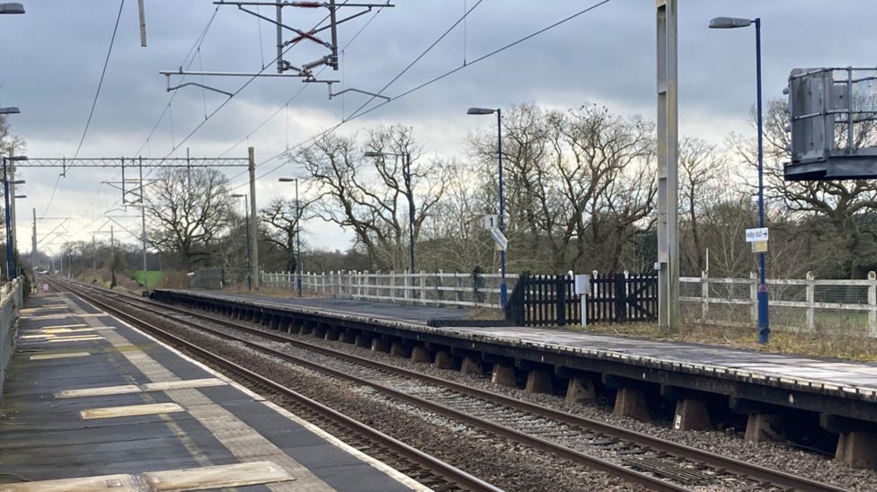 The ghost station which survives by being used once a week - BBC News