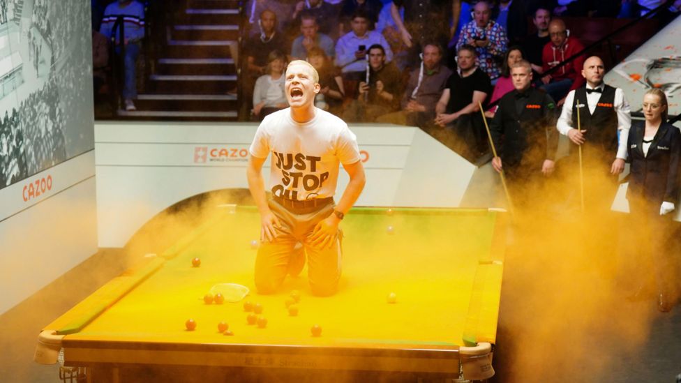 Just Stop Oil pair in court over Sheffield World Snooker Championship ...
