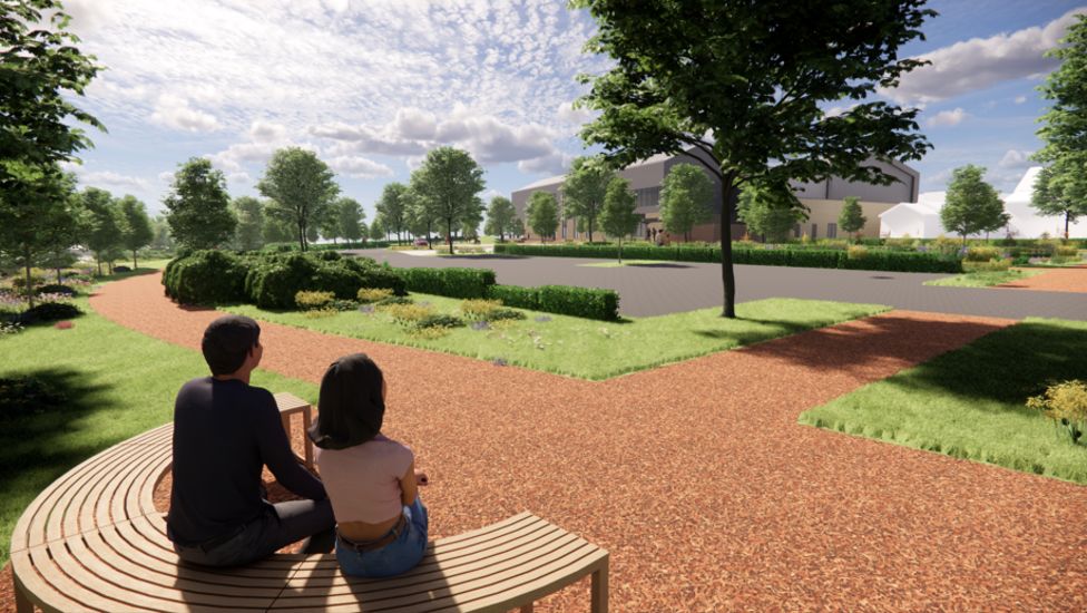 First look at new leisure centre planned for Trowbridge - BBC News