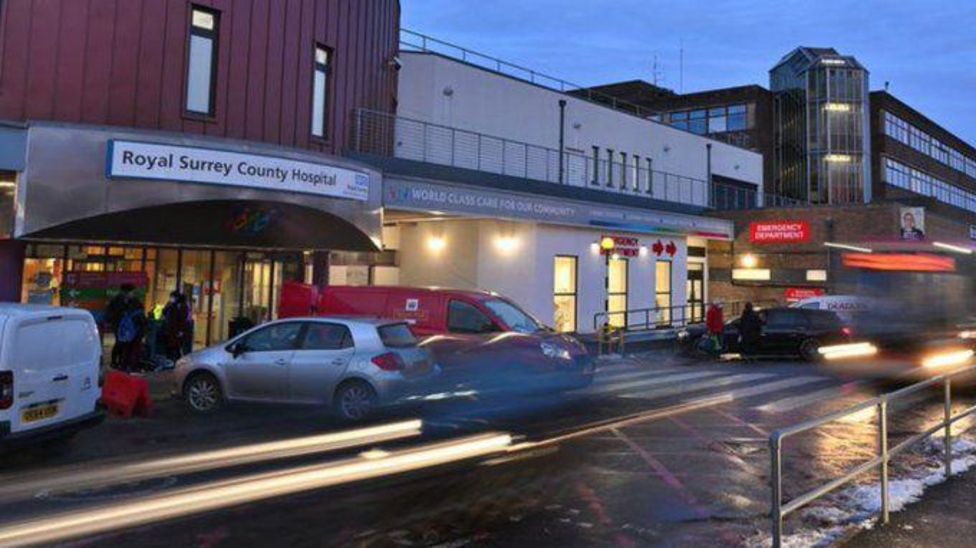 Guildford: Hospital's critical incident stepped down - BBC News