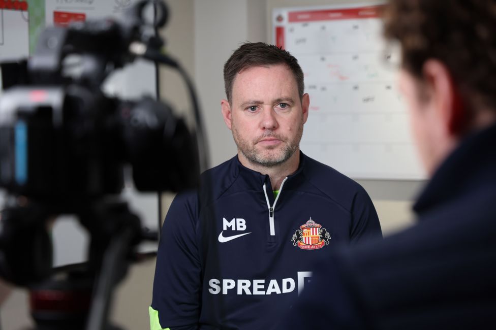 Michael Beale unveiled as Sunderland head coach with Kristjaan Speakman ...
